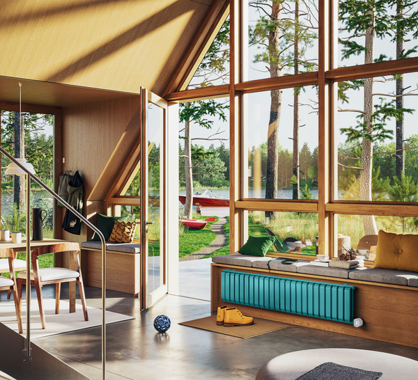 Terma Warp Room with VEO (Electric Only (Horizontal) (Stock) Designer Radiator – Hot Interiors Ltd