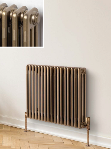 MHS Multisec Raw Brass/Copper Multicolumn Designer Radiator – Hot ...