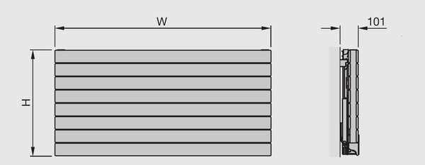 Electron Flat Electric Radiator – Hot Interiors Ltd