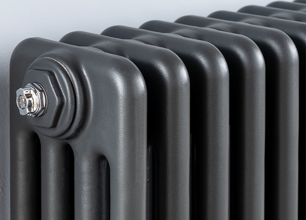 Florence Column (Horizontal) Anthracite Designer Radiator – Hot ...