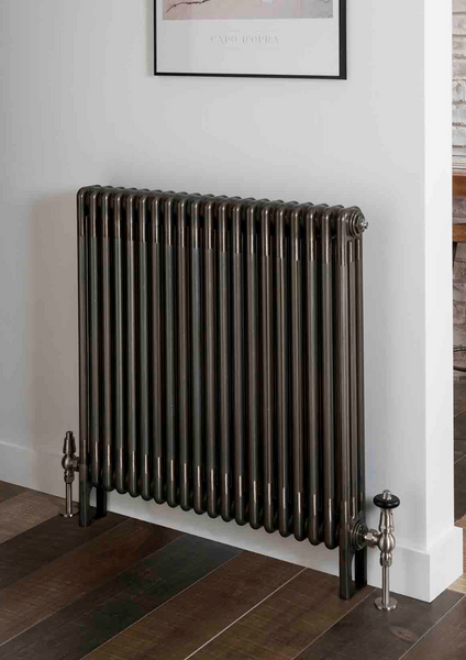 Florence Column Designer Radiator (Bare Metal Lacquer) – Hot Interiors Ltd