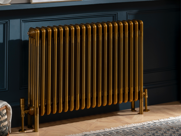 The Radiator Company Ancona (Tinted Copper - Brass Lacquer) - 3 column ...