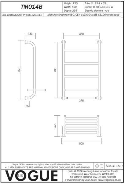 IERI TM014-BR – Hot Interiors Ltd